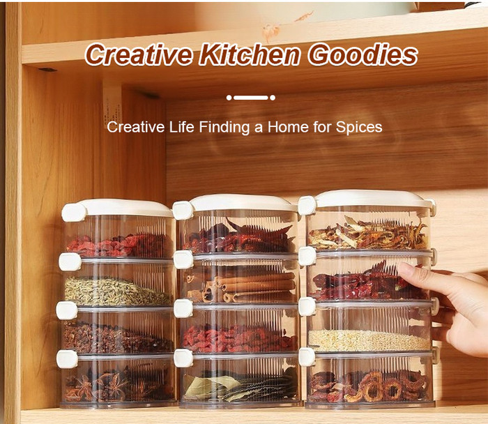 HOT [Five-Layer]Fridge Freezer Storage Containers/ Fridge Storage ...