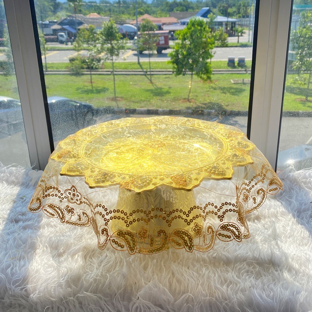 Alas Tapak Dulang Hantaran Sulam Bunga Untuk Kahwin Dan Tunang ...