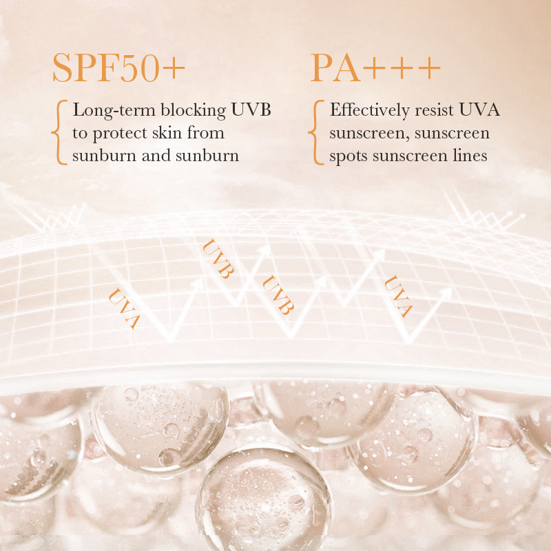 ROREC SADOER SPF50 PA+++ Sunscreen Concealer Cream Three-Colour Waterproof Sweatproof Refreshing ...