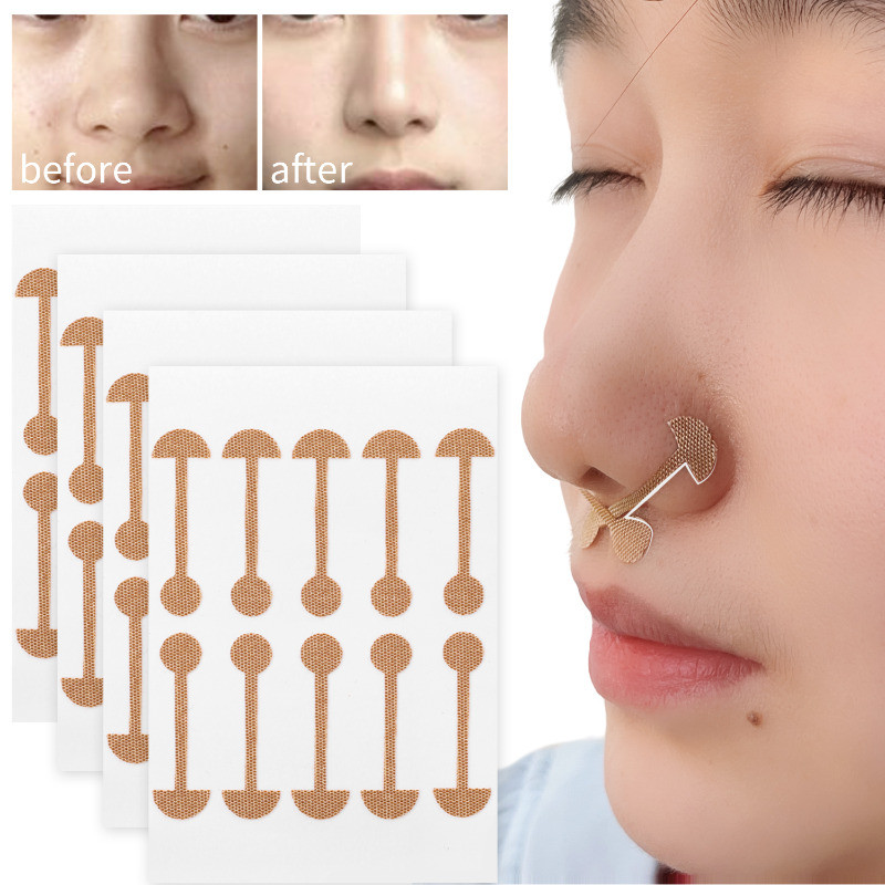 50 Stickers Nose Contouring Beauty Patches - Elastic Self-Adhesive Nose ...