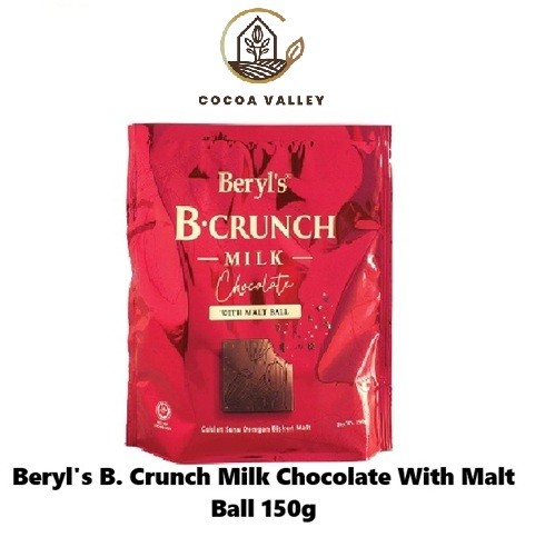 Beryl's B. Crunch Milk Chocolate With Malt Ball 150g | Shopee Malaysia
