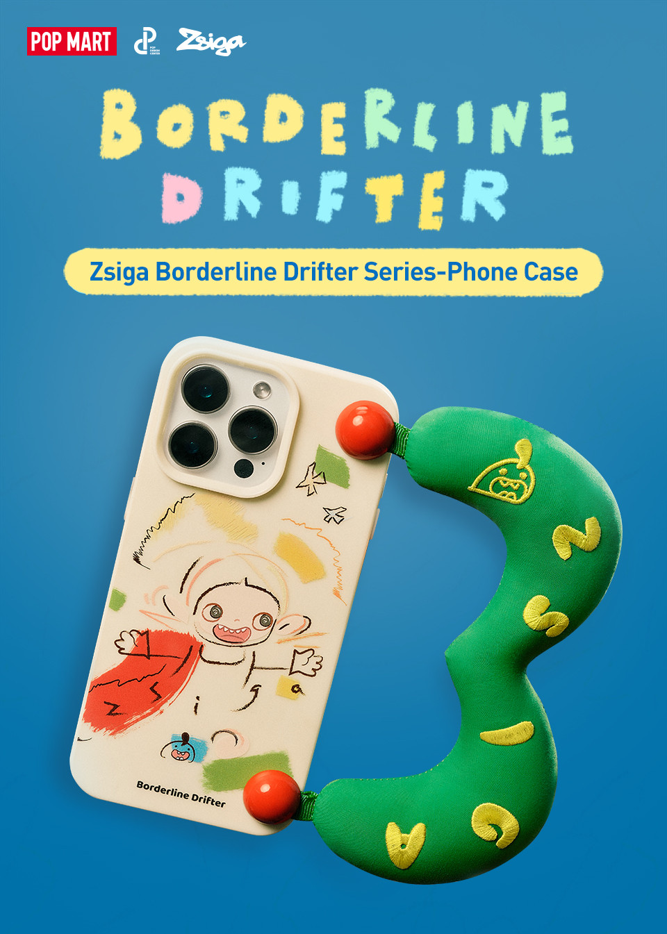 POP MART Zsiga Borderline Drifter Series-Phone Case | Shopee Malaysia