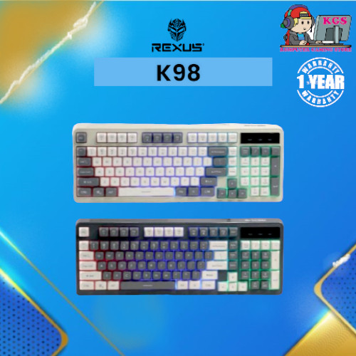 in stock Rexus K98M / K98-M keyboard full size wired Gaming keyboard ...