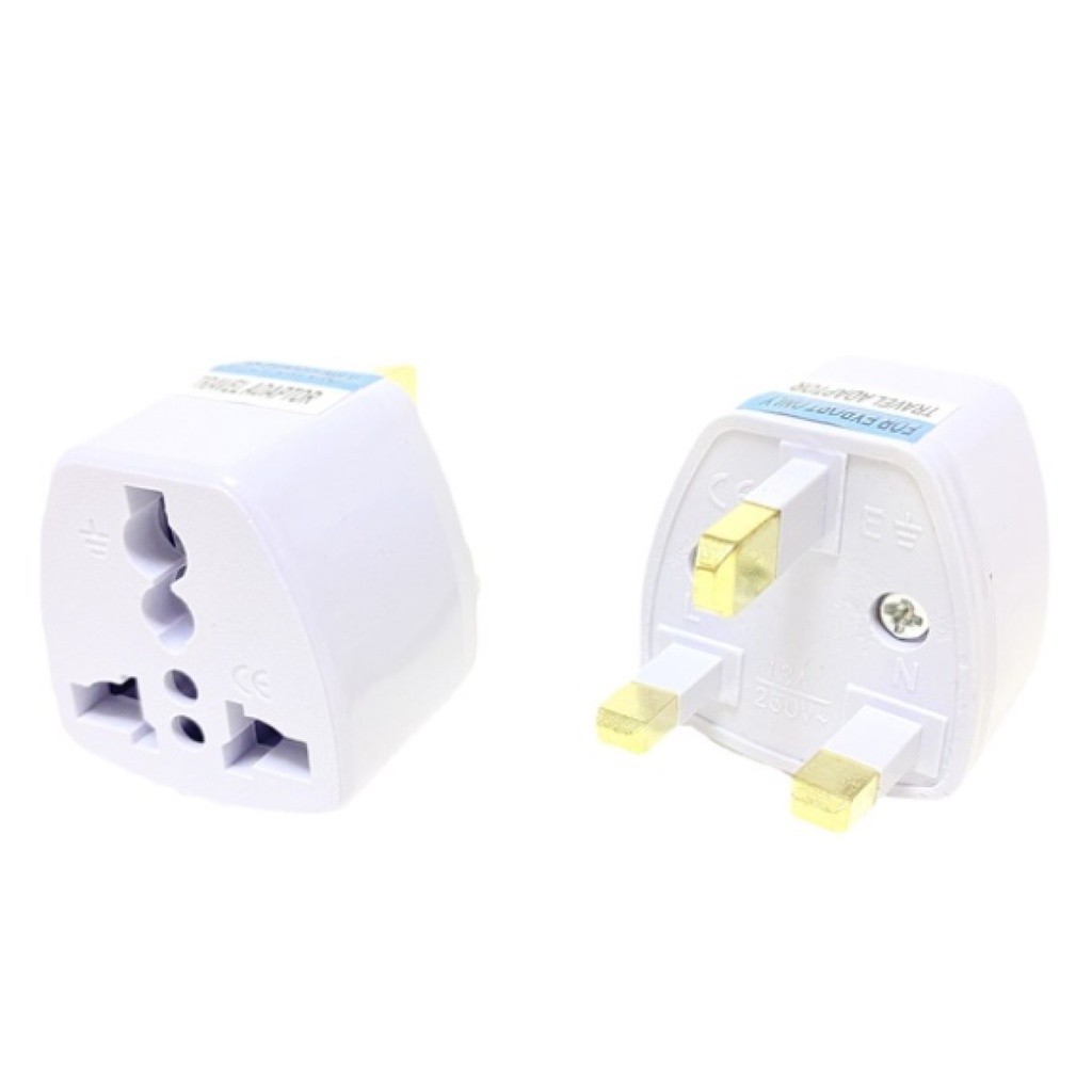 Palam Penukaran 3 Pin Plug Penyesuai Universal Penyesuai Soket British ...