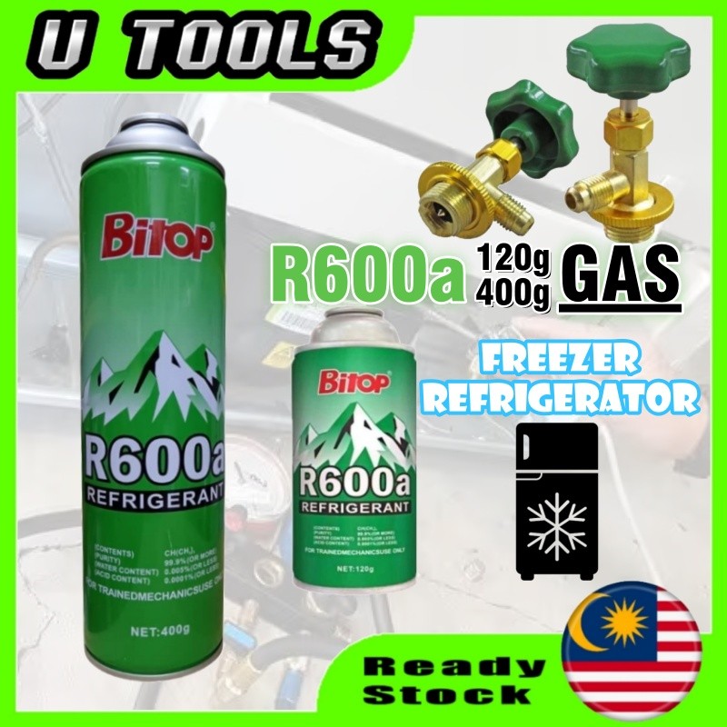 R600a Gas 120g / 400g Refrigerator Freezer Fridge Freezer Chiller | Shopee Malaysia