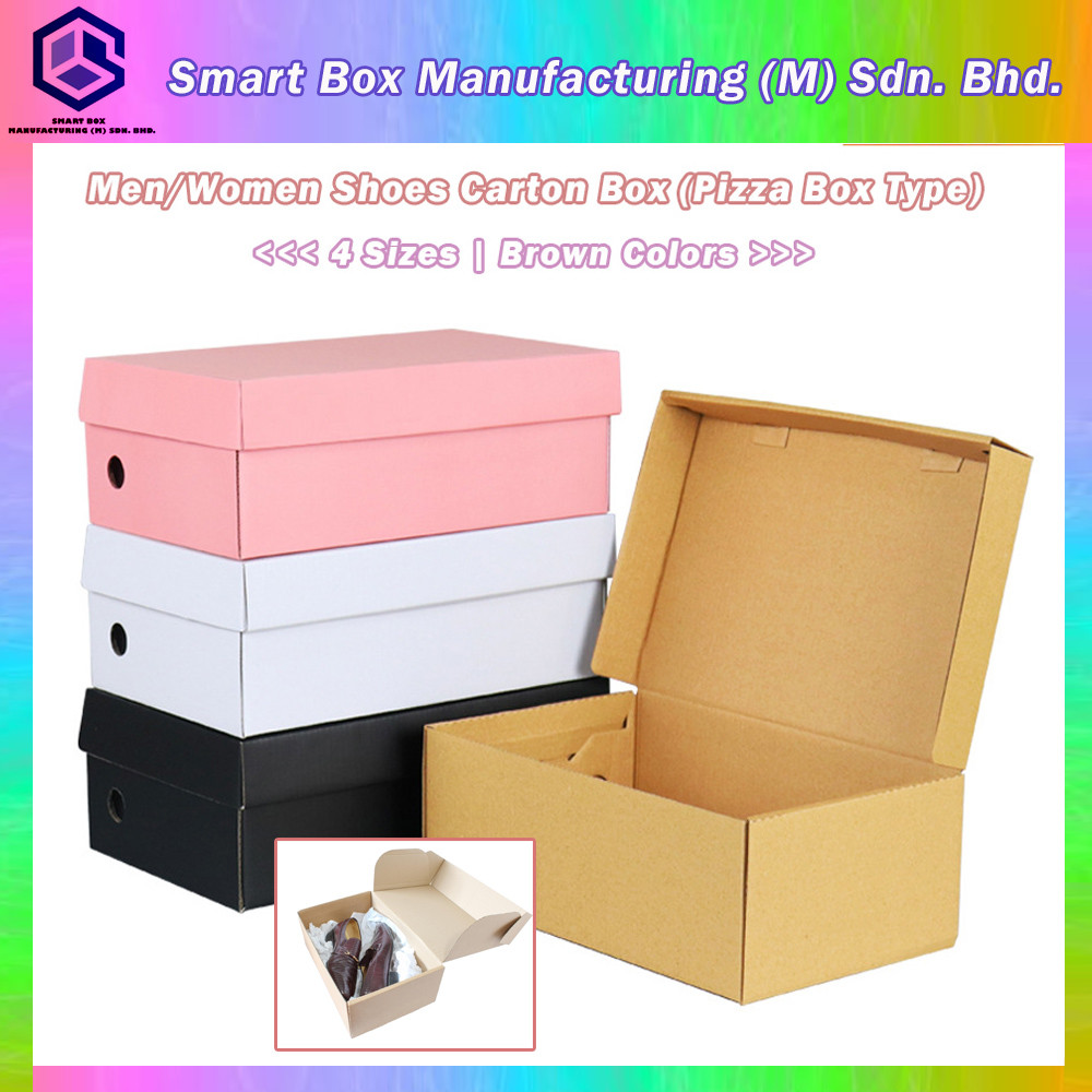 Carton Box Packaging Box Shoe Box Kasut Kotak Pizza Box Packing Shoes ...