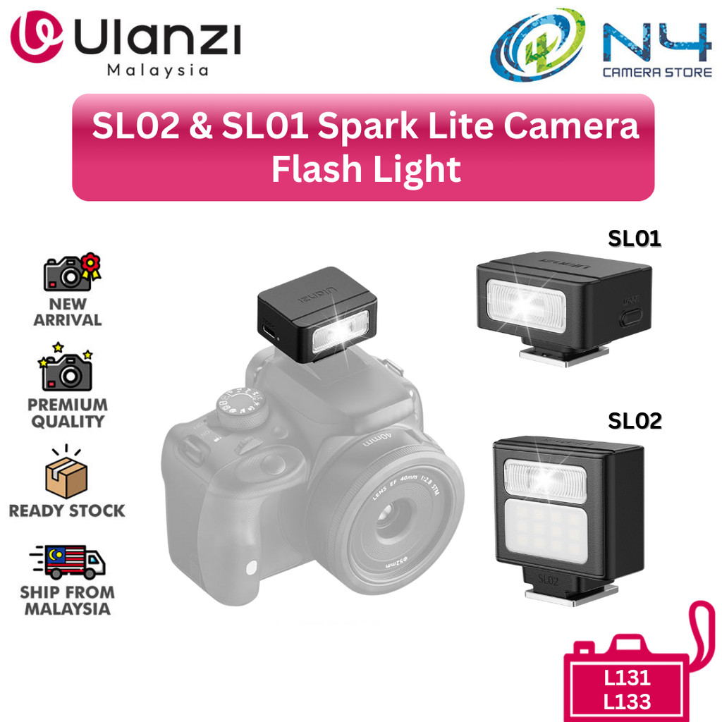 Ulanzi SL01 / SL02 / SL03 Spark Lite Camera Flash Mini Portable ...