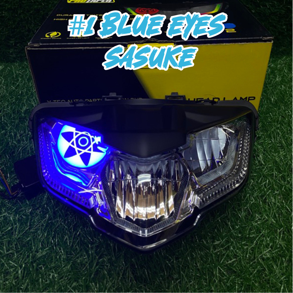 PROTAPER Y15 Y15ZR V2 / LC135 V8 FI NARUTO SHARINGAN LED HEAD LAMP LIGHT LAMPU DEPAN RGB RAINBOW ...