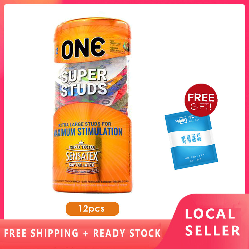 ONE Condom 12s Condom For Men Kondom Mixed Pleasures / Super Studs / Sensitive / True Fit ...