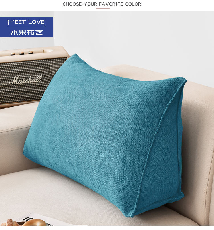 Hot Sale Sofa Back Cushion Cushion Bed Single Triangle Cushion Lumbar ...