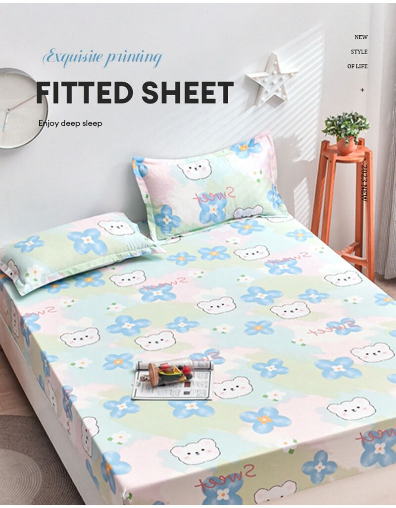 Cadar katil murah cetakan haiwan comel, cadar katil berketumpatan ...