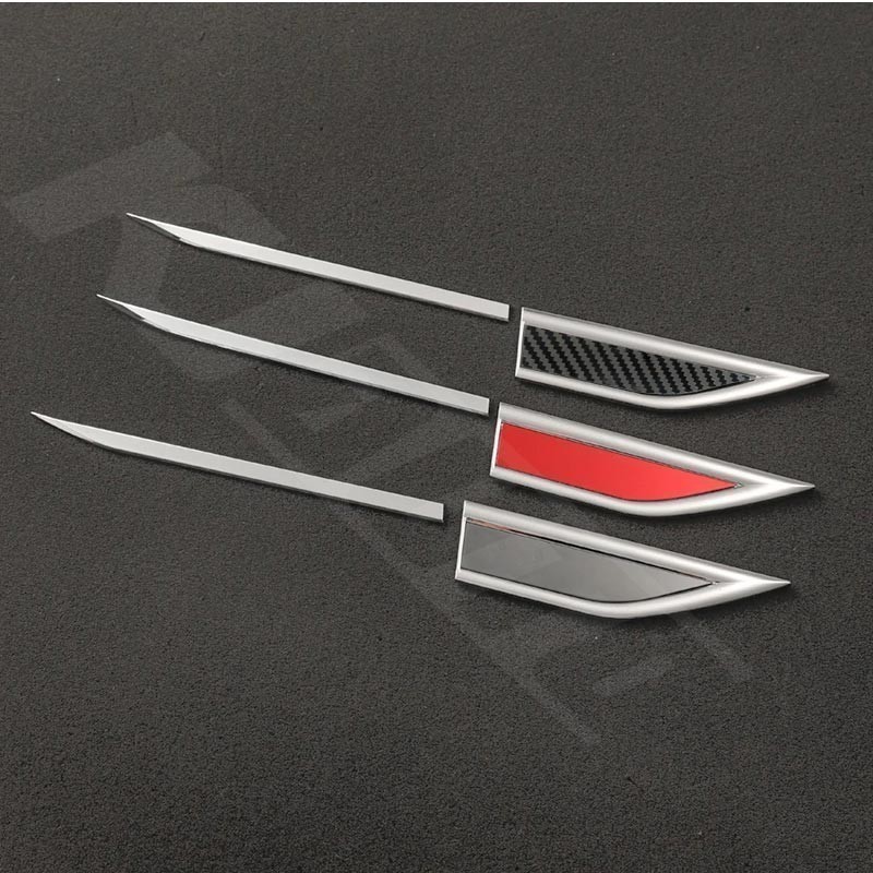 2pcs/Set Toyota Veloz Car Fender Metal Sticker Exterior Decorative ...