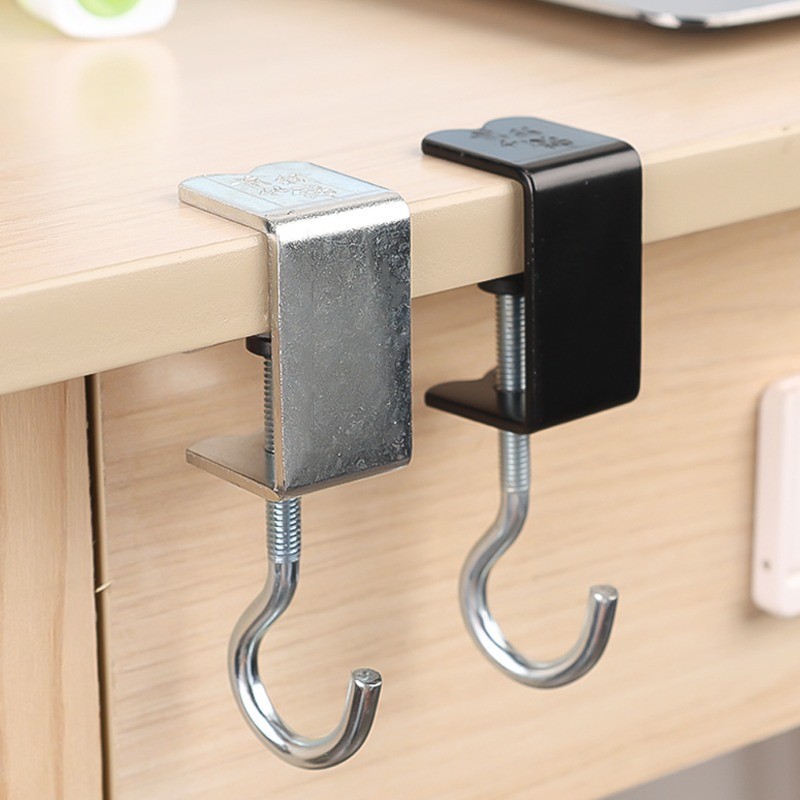 Desktop Bags Hook - Water Bottle Hanging Hooks - Table Edge Holder ...