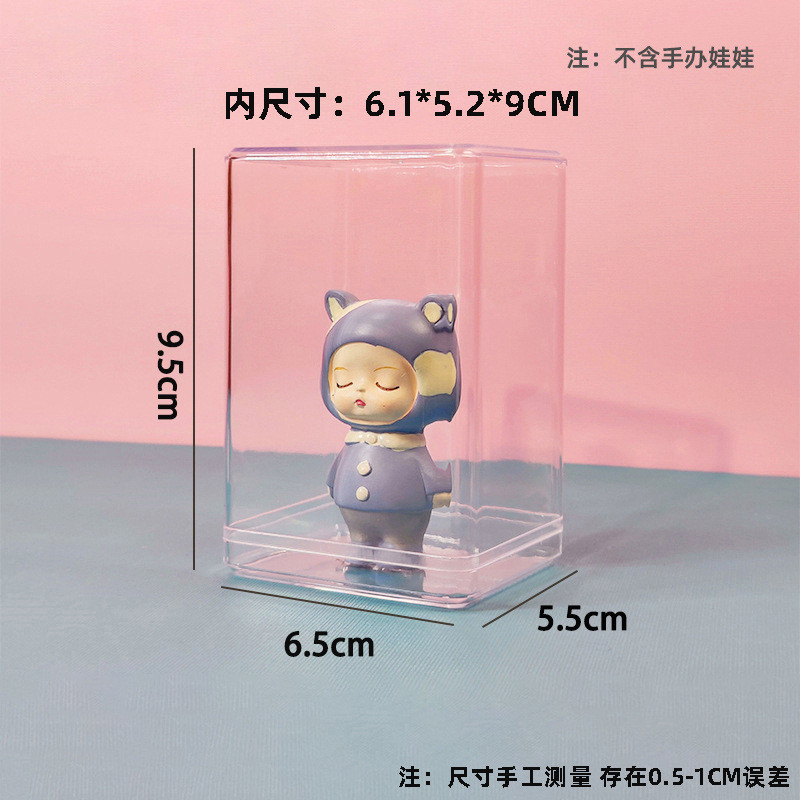 Labubu Color Model Card Box Transparent Blind Box Display Stand Desktop ...