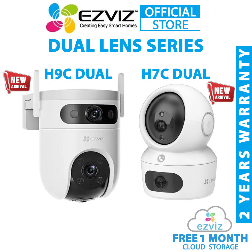 Ezviz H7C Dual H9C Dual Lens Series Pan/Tilt Two Way Talk 3MP 4MP 5MP ...