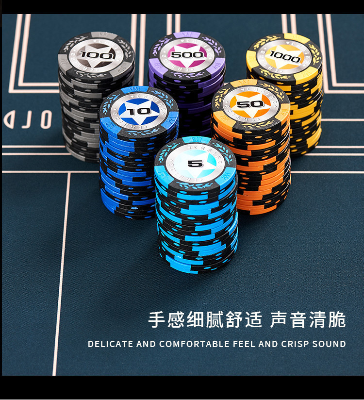 500Pcs Clay chip set/Premium Poker Chips/mahjong chips/Texas Hold mat ...
