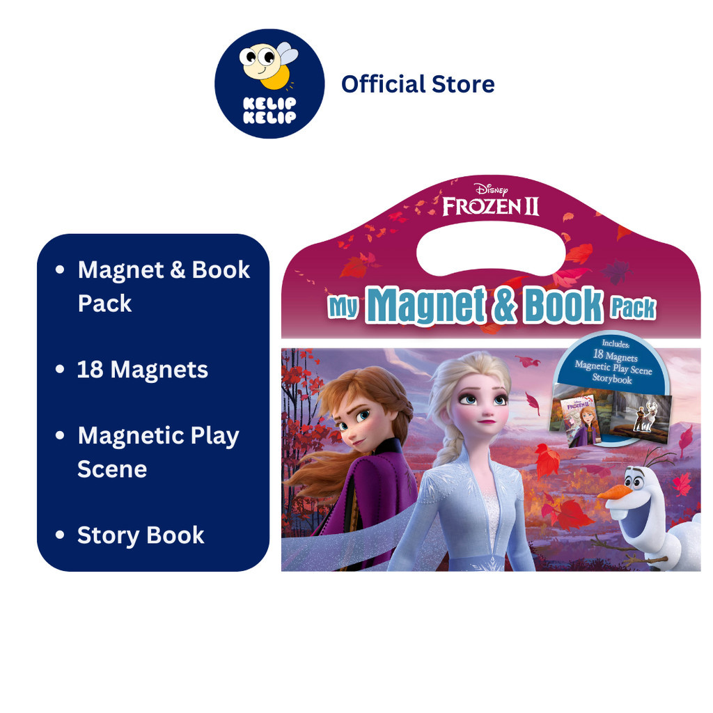 Disney Frozen 2 Magnet & Story Book Pack For Kids to Read & Play With ...