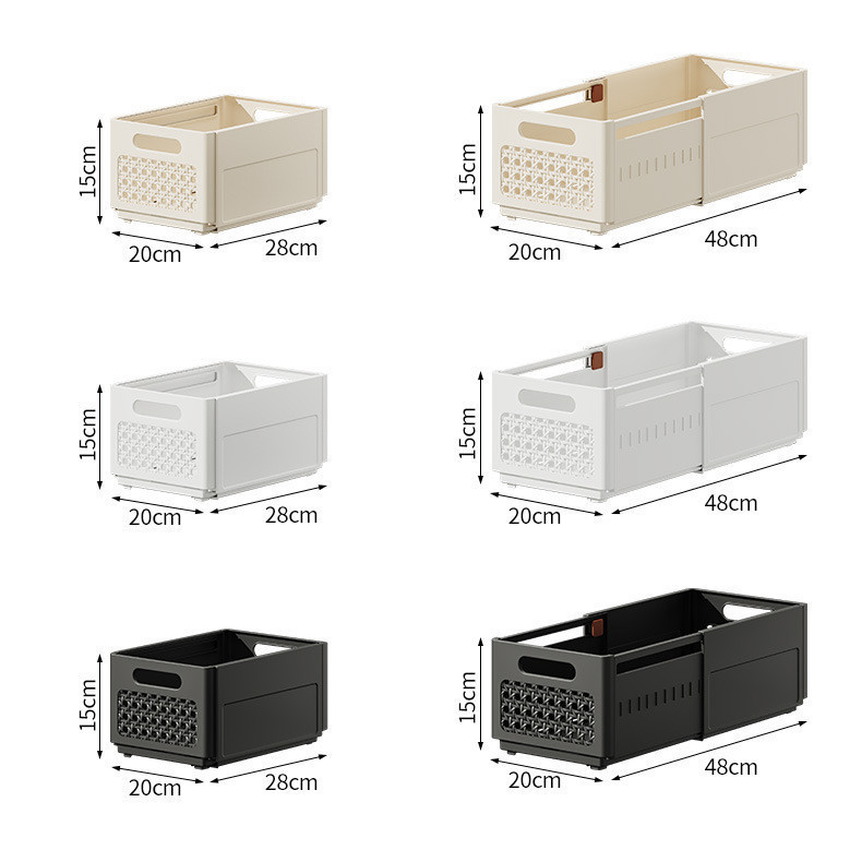 1/2PCS Retractable Drawer Organizer Adjustable Cabinet Storage Box ...