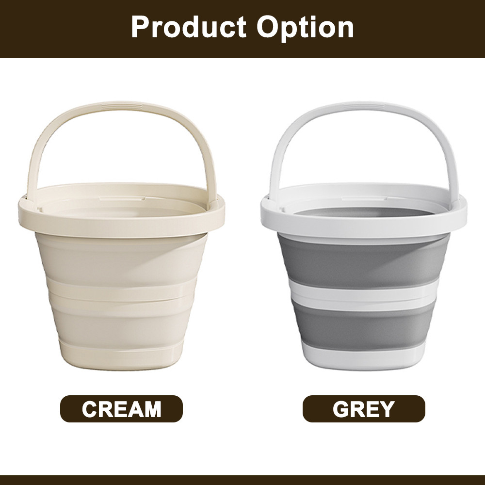 [5L/10L] Worthbuy Portable Square Bucket Foldable Wash Basin Water ...