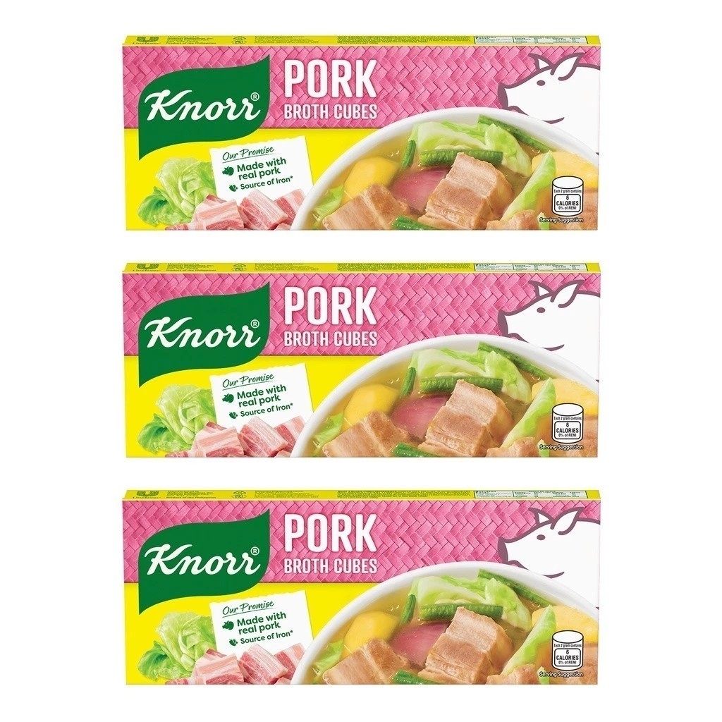 KNORR PORK BROTH CUBES 120G (12 CUBES) | Shopee Malaysia