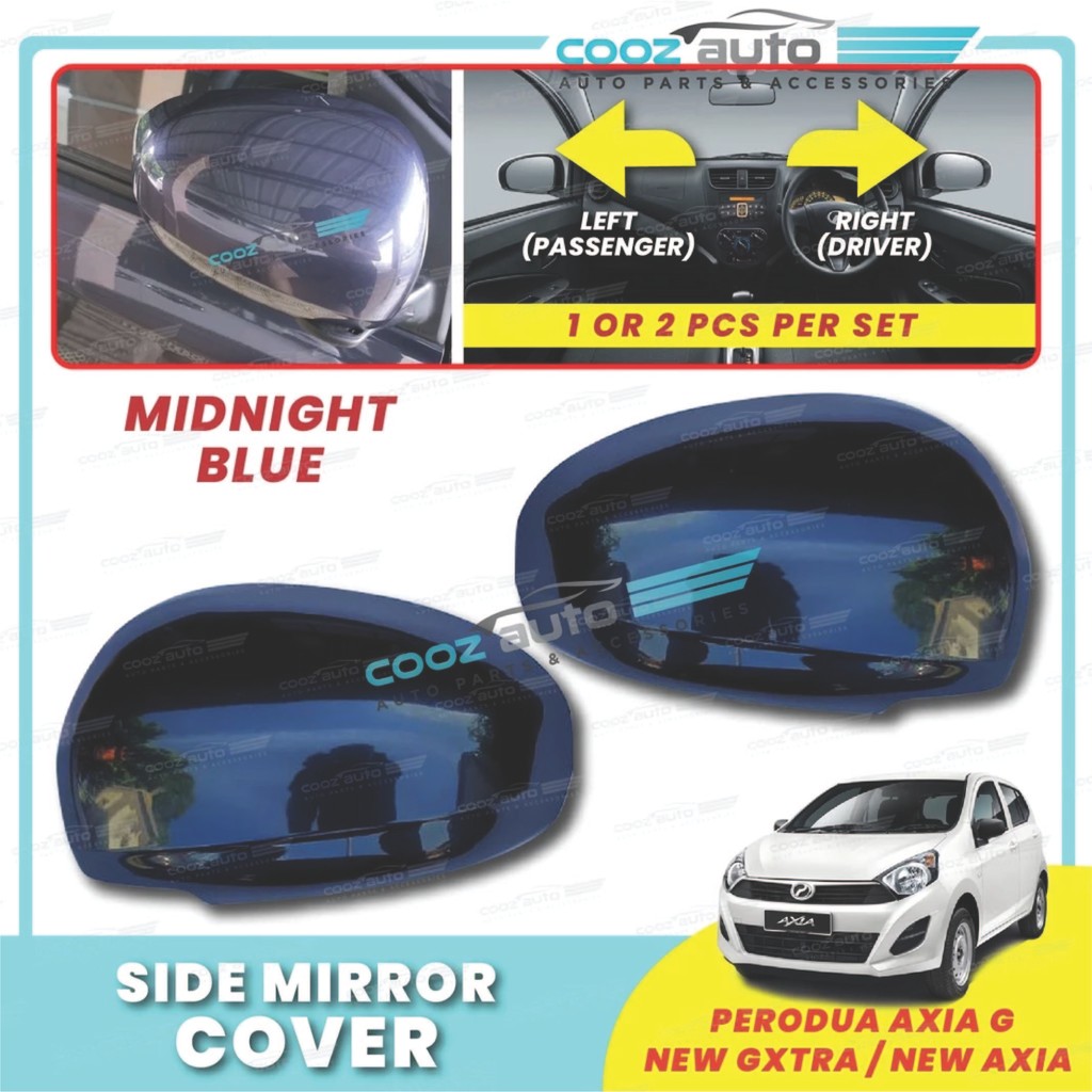 Perodua Axia G-Spec 2014 - 2022 Gxtra Style Side Mirror Cover Painted ...
