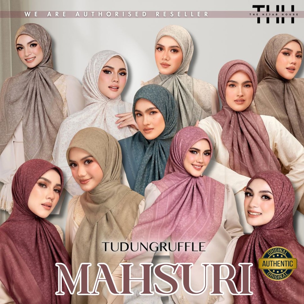 Tudungruffle MAHSURI Collection Tudung Bawal Premium Cotton Voile by ...