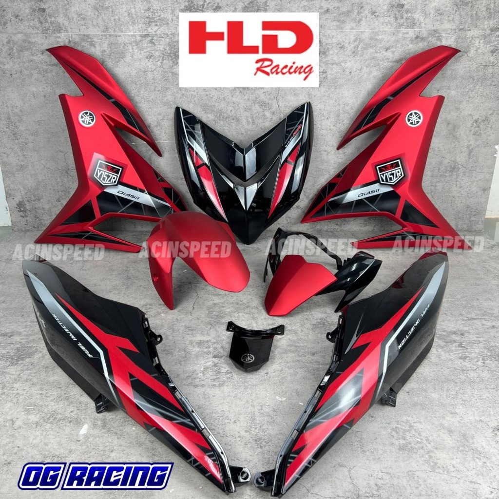 YAMAHA Y15ZR V1 V2 ROBOT COVER SET/ SET MALAYSIA/ MERAH ROBOT BIRU ...