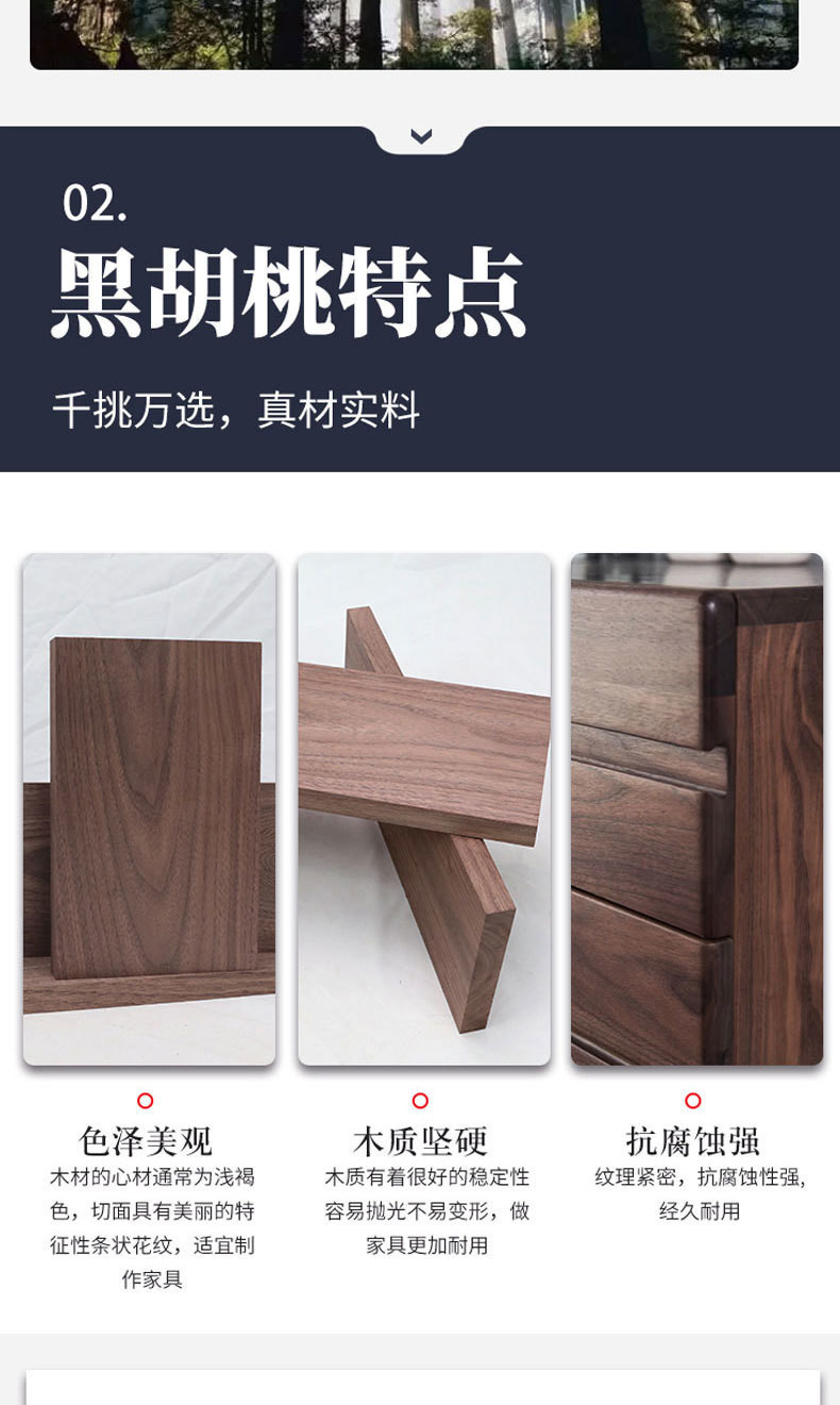 [Yuanyi] Customized North American Black Walnut Base FAS Grade Wooden ...