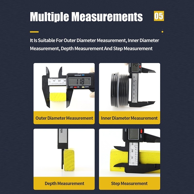 Measure Internal and External Measuring Tool 150mm Electronic Digital ...