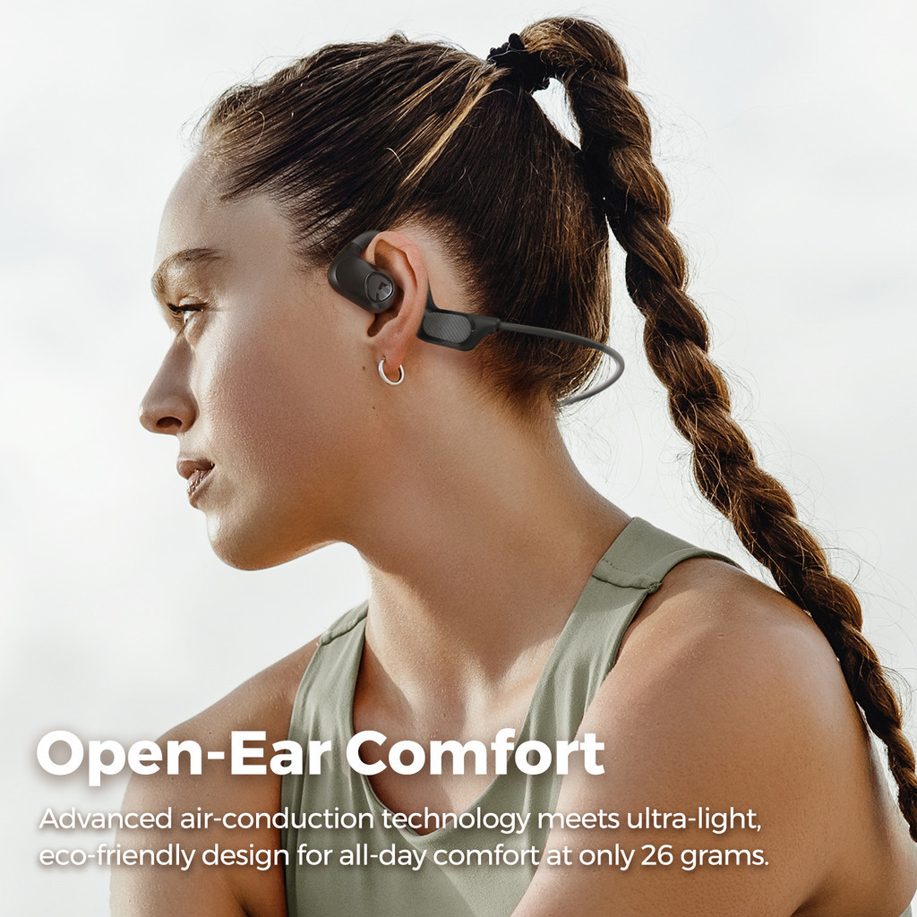SoundPEATS RunFree Lite 2 Bluetooth 5.3 Sports Air Conduction Open Ear ...