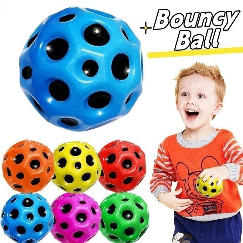 PU Foam Solid Porous Bouncing Space Ball Super High Pop Bouncing Ball ...
