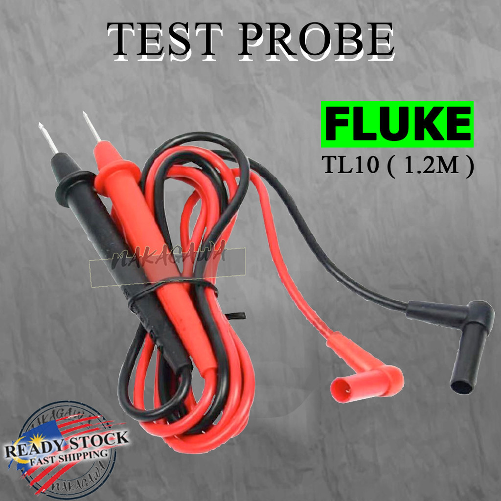 ORIGINAL FLUKE TL30 MULTIMETER TEST PROBE LEADS FOR 101 F15B F17B F302 ...
