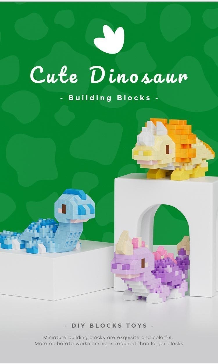 Jurassic World Nano Building Blocks Dinosaur Tyrannosaurus Rex ...