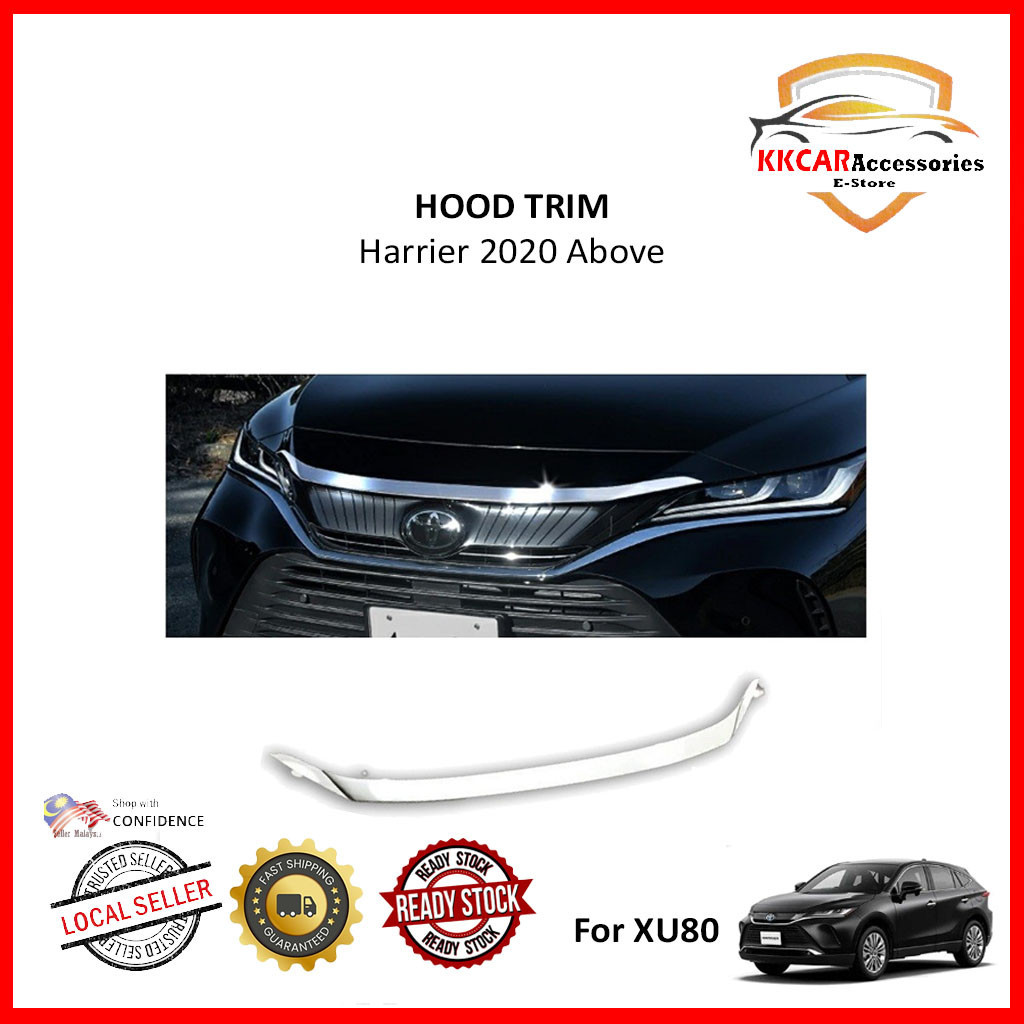 Toyota Harrier XU80 2020 Front Hood Trim Garnish Chrome | Shopee Malaysia