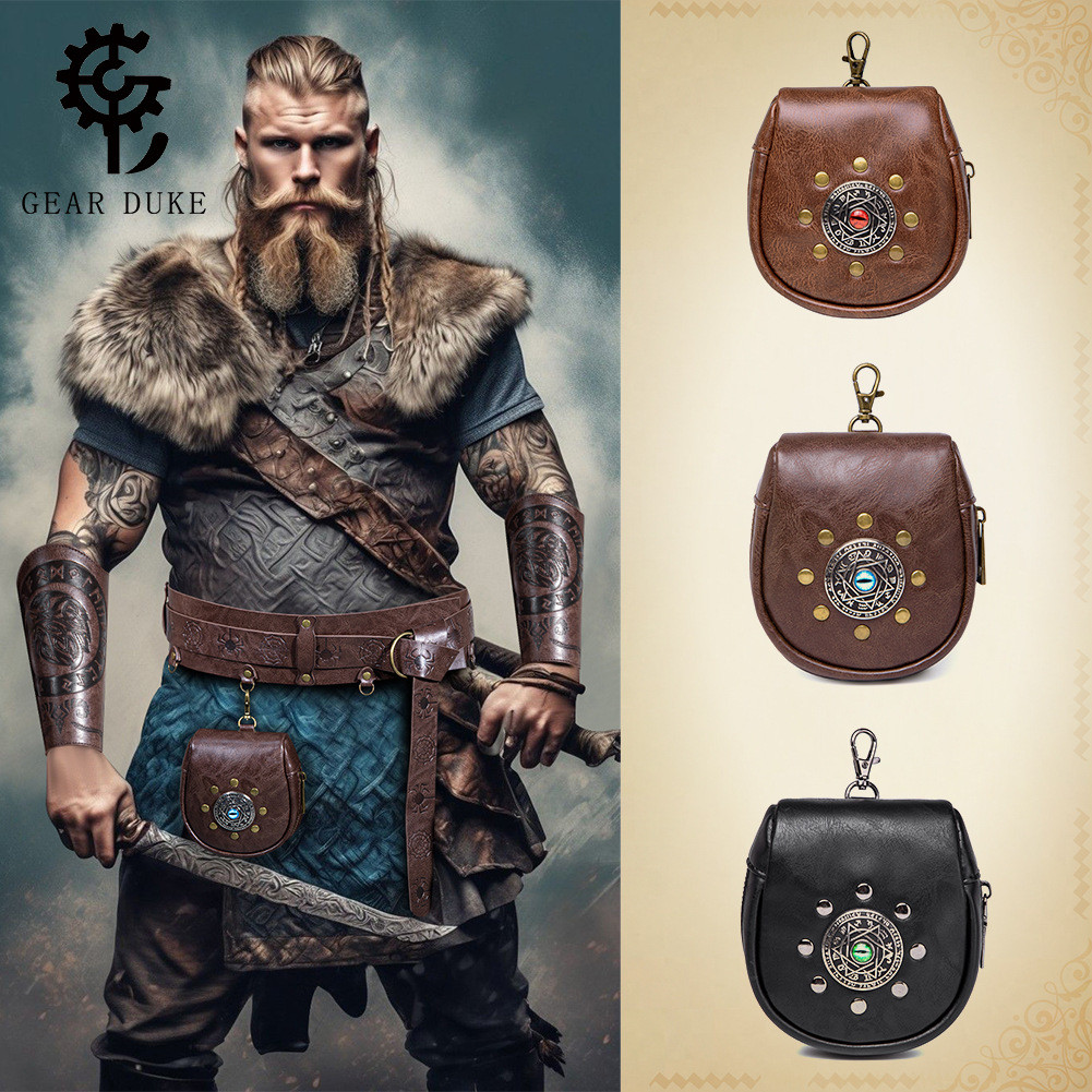 Hot Sale TEMU Medieval Retro Viking Style Can Hang Belt Zero Knight ...