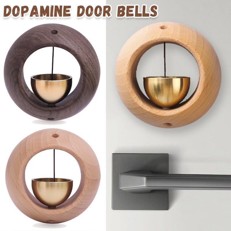 Small Elliptical Magnet Doorbell - Dopamine Wood Wind Chimes - Japanese ...