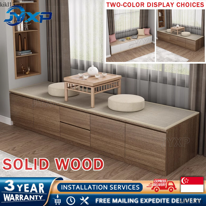 Bay Solid Wood Balcony Window Sill Or Bedroom Tatami Low Cabinet ...