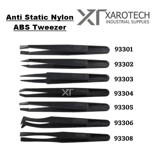 Anti Static / ESD Safe Black Plastic Nylon ABS Tweezer with Special ...
