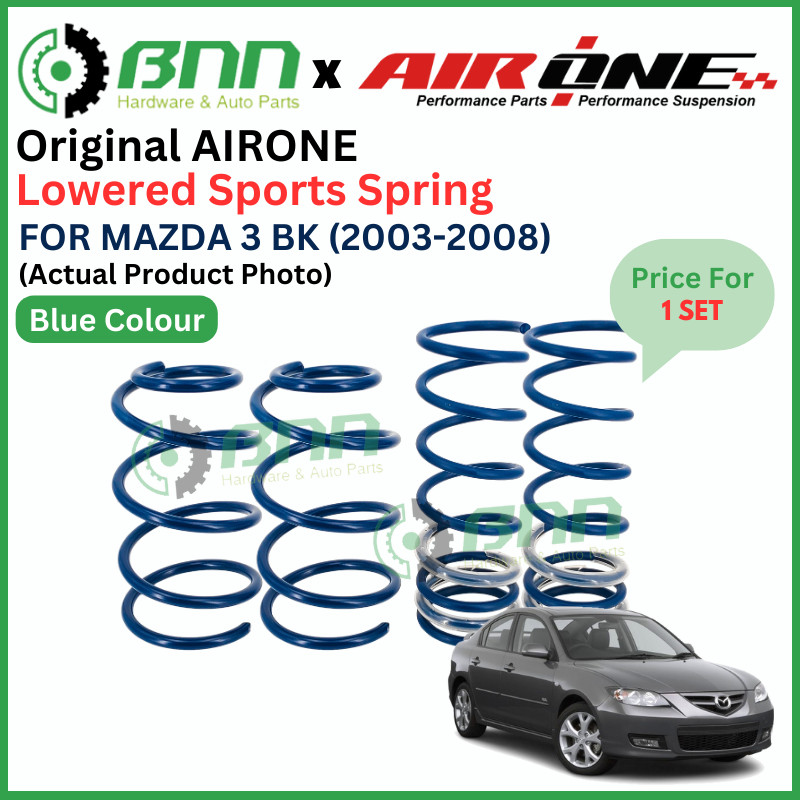 [BNN] AIRONE Mazda 3 BK BL 2003 - 2012 Lowered Height Sport Spring ...