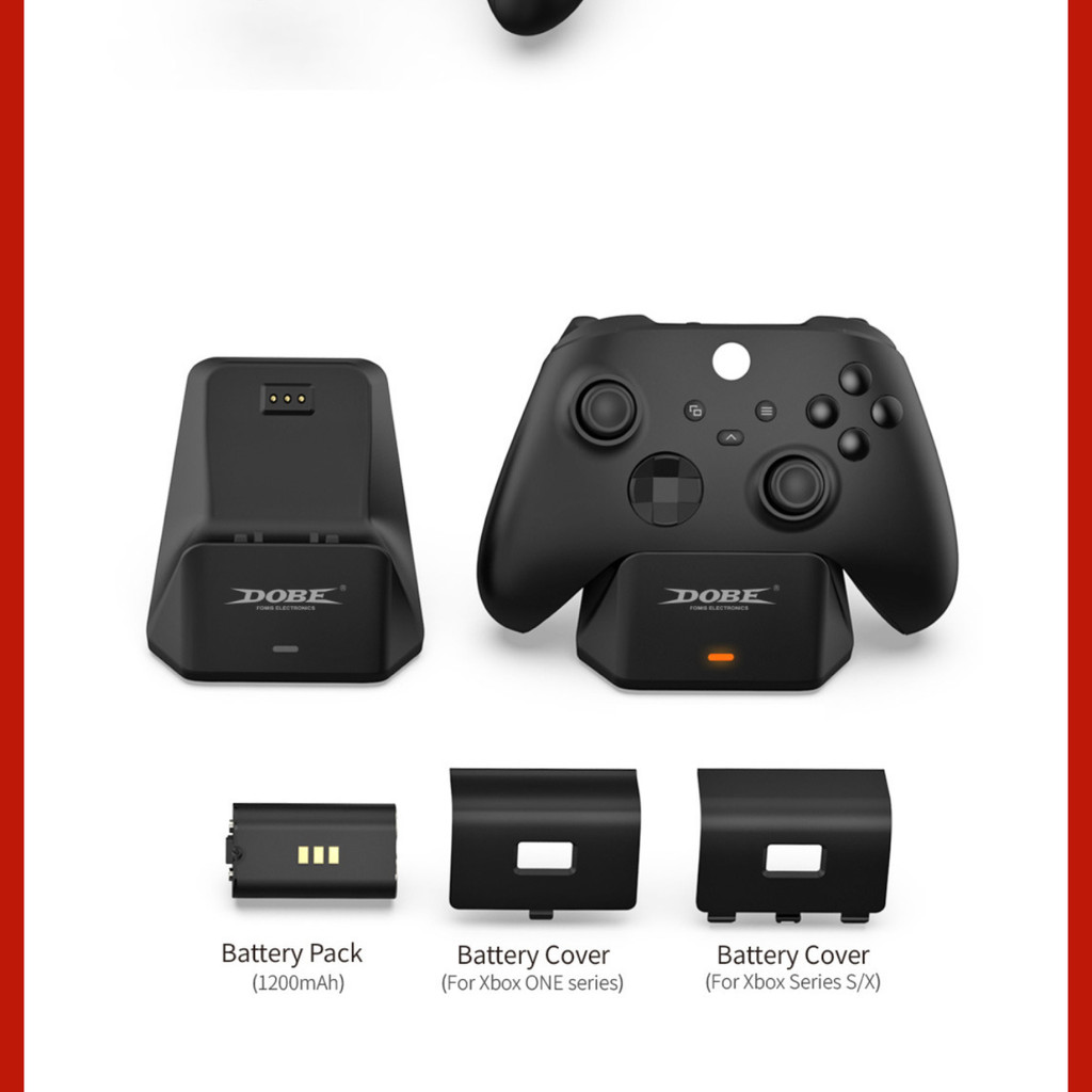 DOBE XBOX Series X/S Charging Dock 1200mAh Rechargeable Battery Charge ...