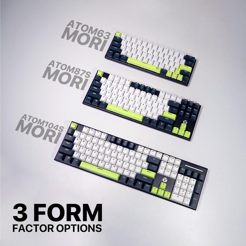 Fantech ATOM 63/87/104 MORI EDITION Wired Mechanical Keyboard ...