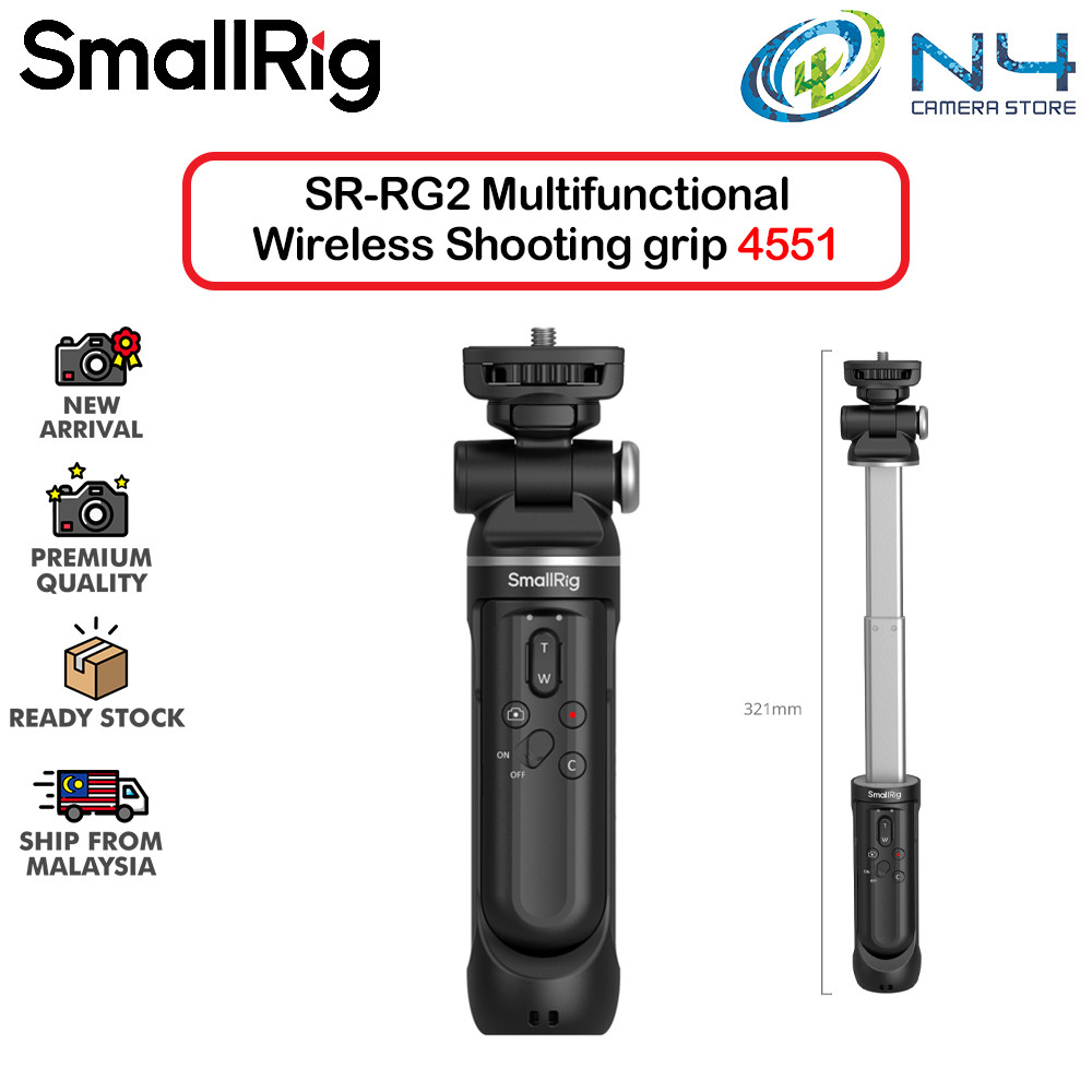 SMALLRIG SR-RG2 Multifunctional Wireless Shooting Grip Camera Selfie ...