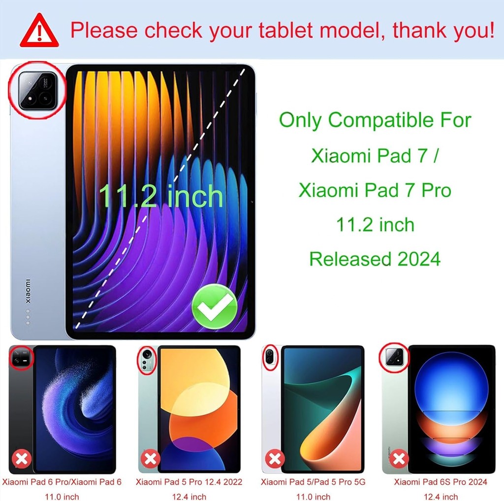 Xiaomi Mi Pad 7/ Mi Pad 7 Pro Denim Design Stand Case Pouch Beg Shock ...