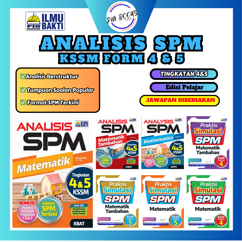 [PMBOOK] ILMU BAKTI Analisis Matematik Add Math Tingkatan 4&5 KSSM 2024 ...
