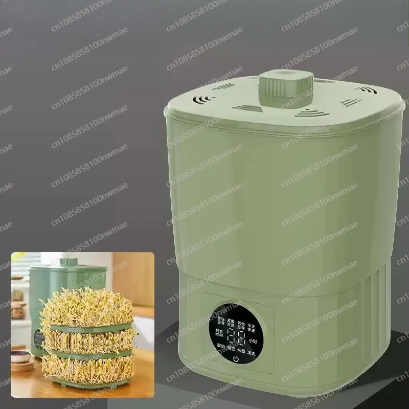 Intelligent Bean Sprouts Maker Thermostat Green Vegetable Seeds Growth Bucket Automatic Electric ...