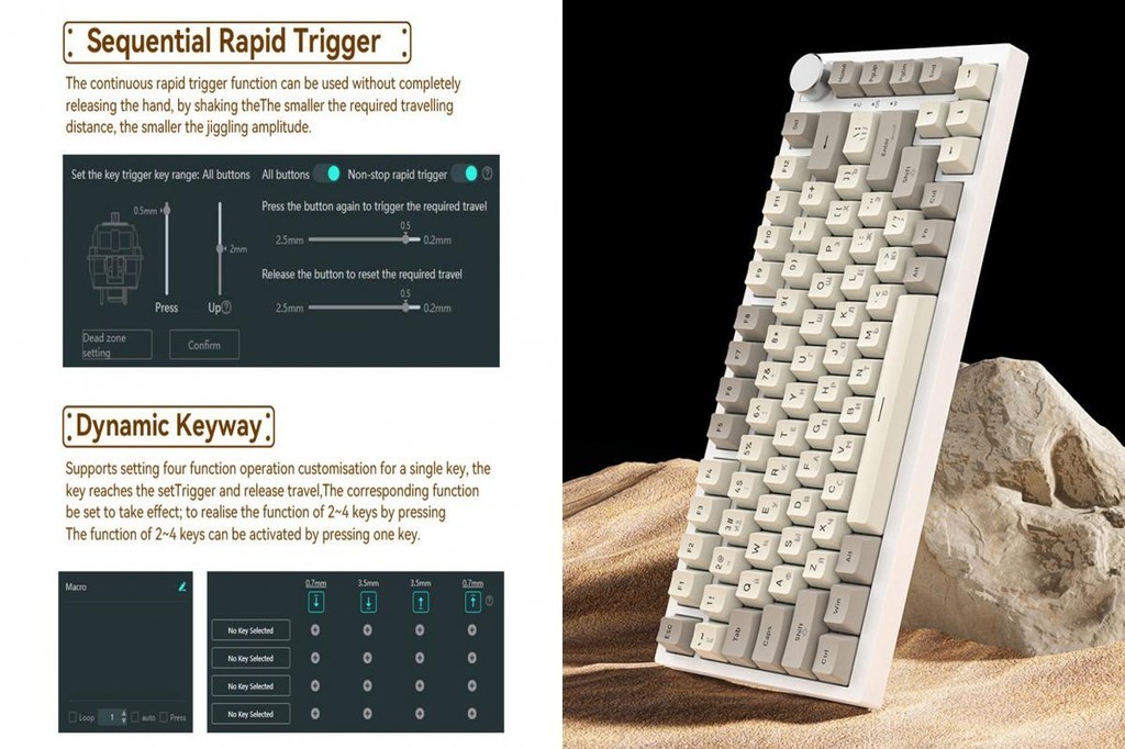 HUARMEY Diy Mechanical Keyboard Rgb Backlit Mechanical Keyboard Kit ...