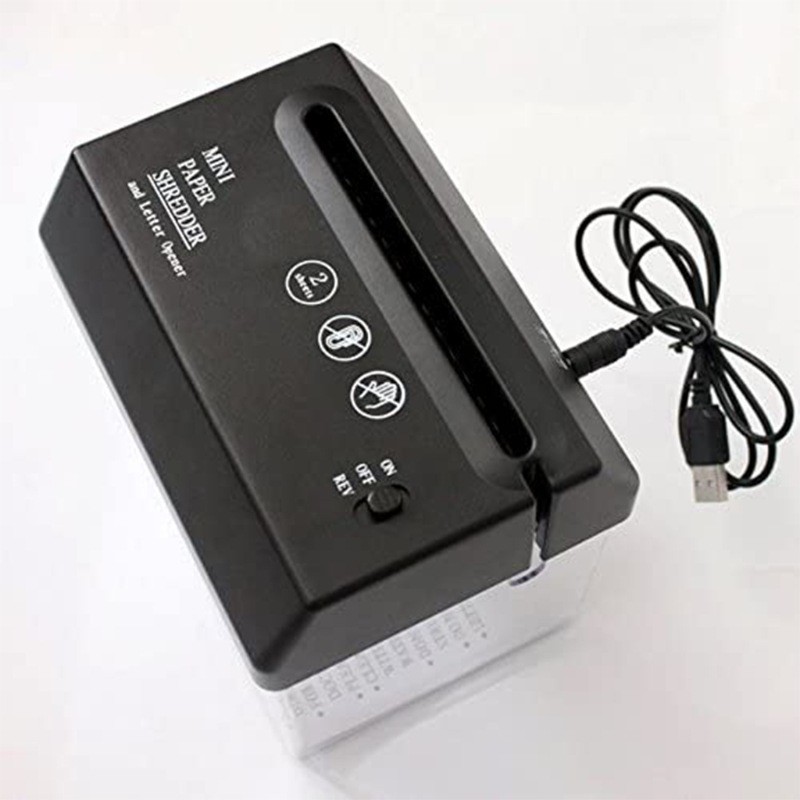 USB mini desktop electric shredder/paper shredder to protect your ...