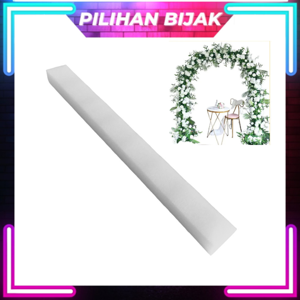 2 Meter Magic Span Span Bunga Putih Span Bunga Dust Free Foam White ...