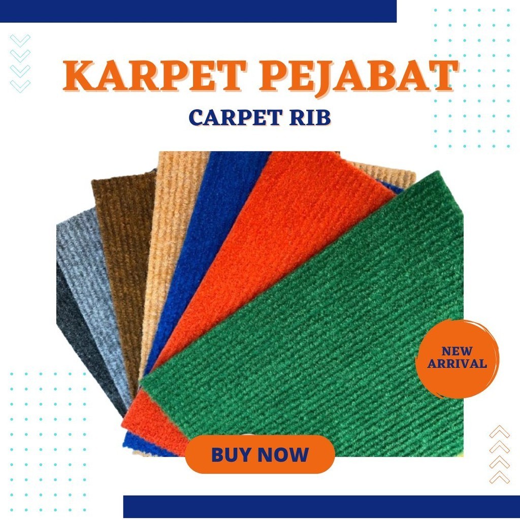 !!!Karpet Pejabat Tahan Lasak!!! Boleh Pasang Sendiri Rib Carpet Sesuai ...