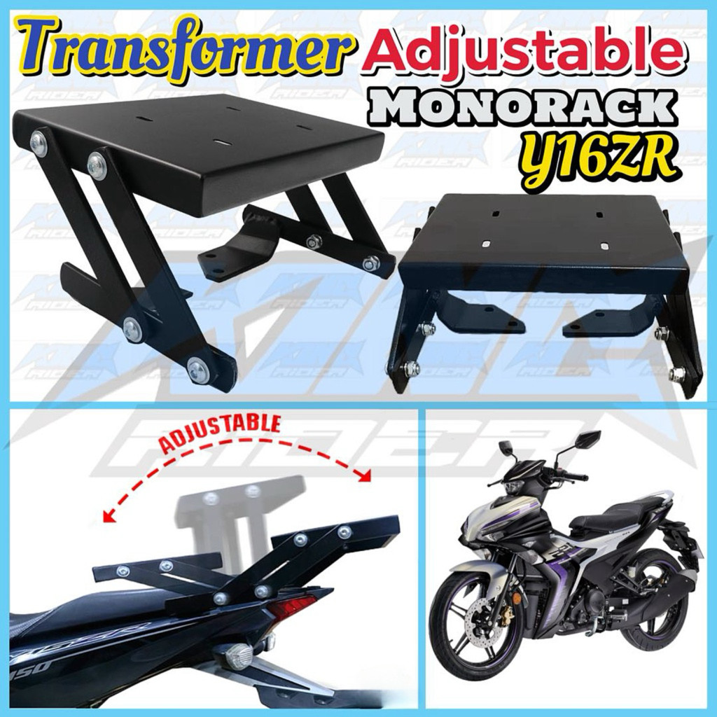 Magic Boy & X-Rider Monorack Y16 Y16ZR Monorack Adjustable Rear Rack Heavy Duty | Shopee Malaysia